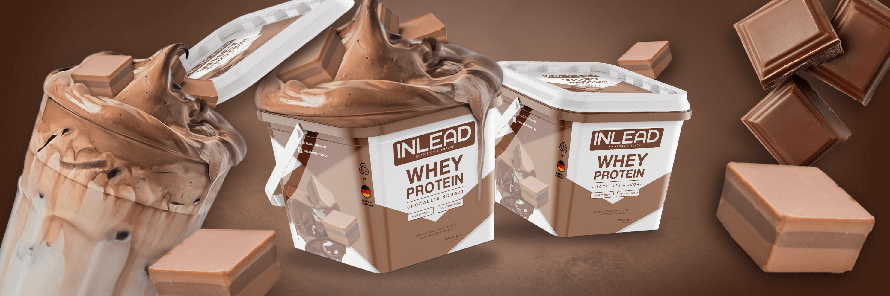 Inlead Whey Protein 1000g Vanilla Ice Cream
